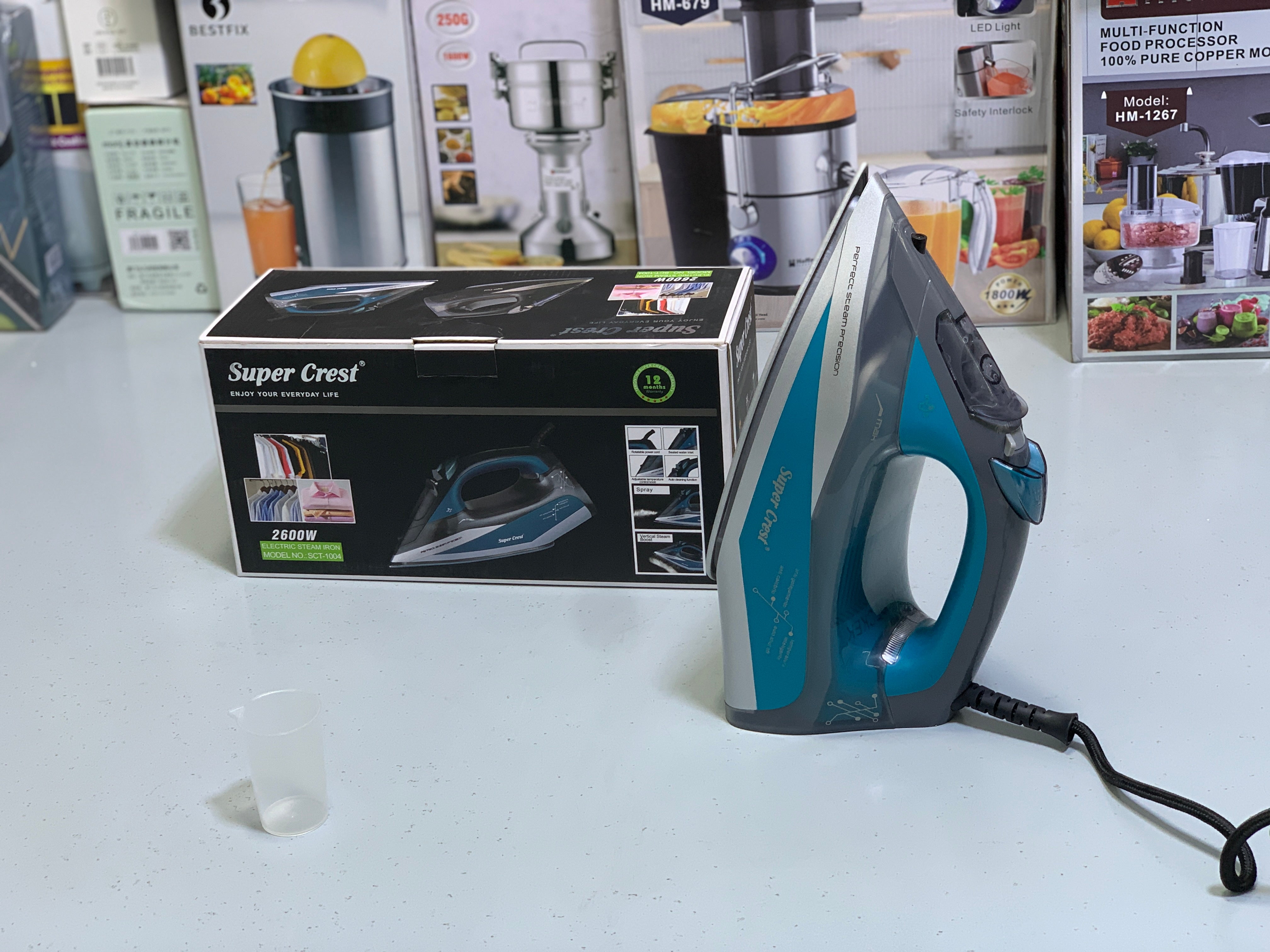 Super Crest Steam iron 2600w Model: SCT-1004 – Gawadar Import