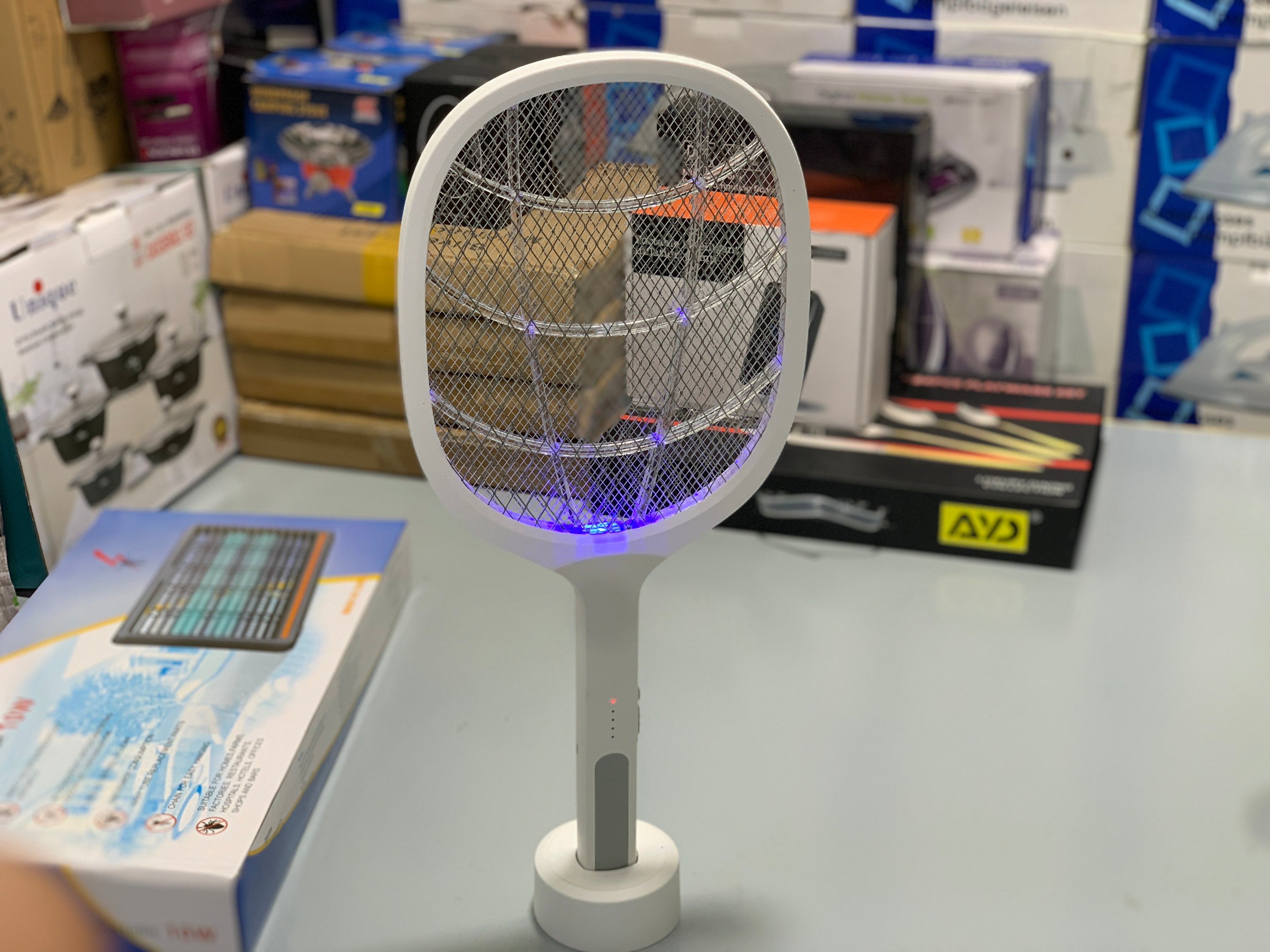 Anti Dengue Mosquitoes Racket Rechargeable Portable Mosquitoes Zapper ...