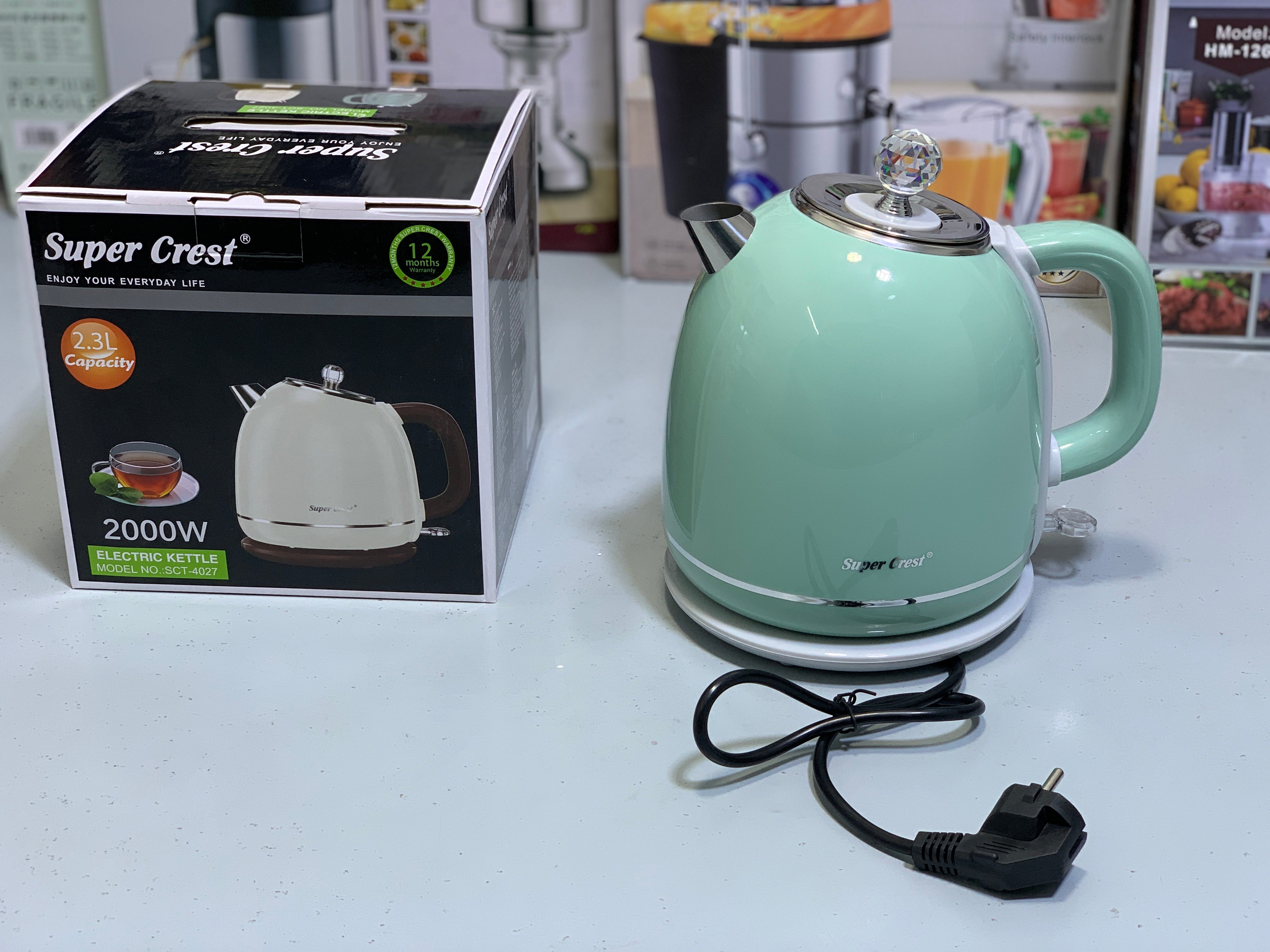 Super Crest Electric Kettle Model SCT: 4027 – Gawadar Import