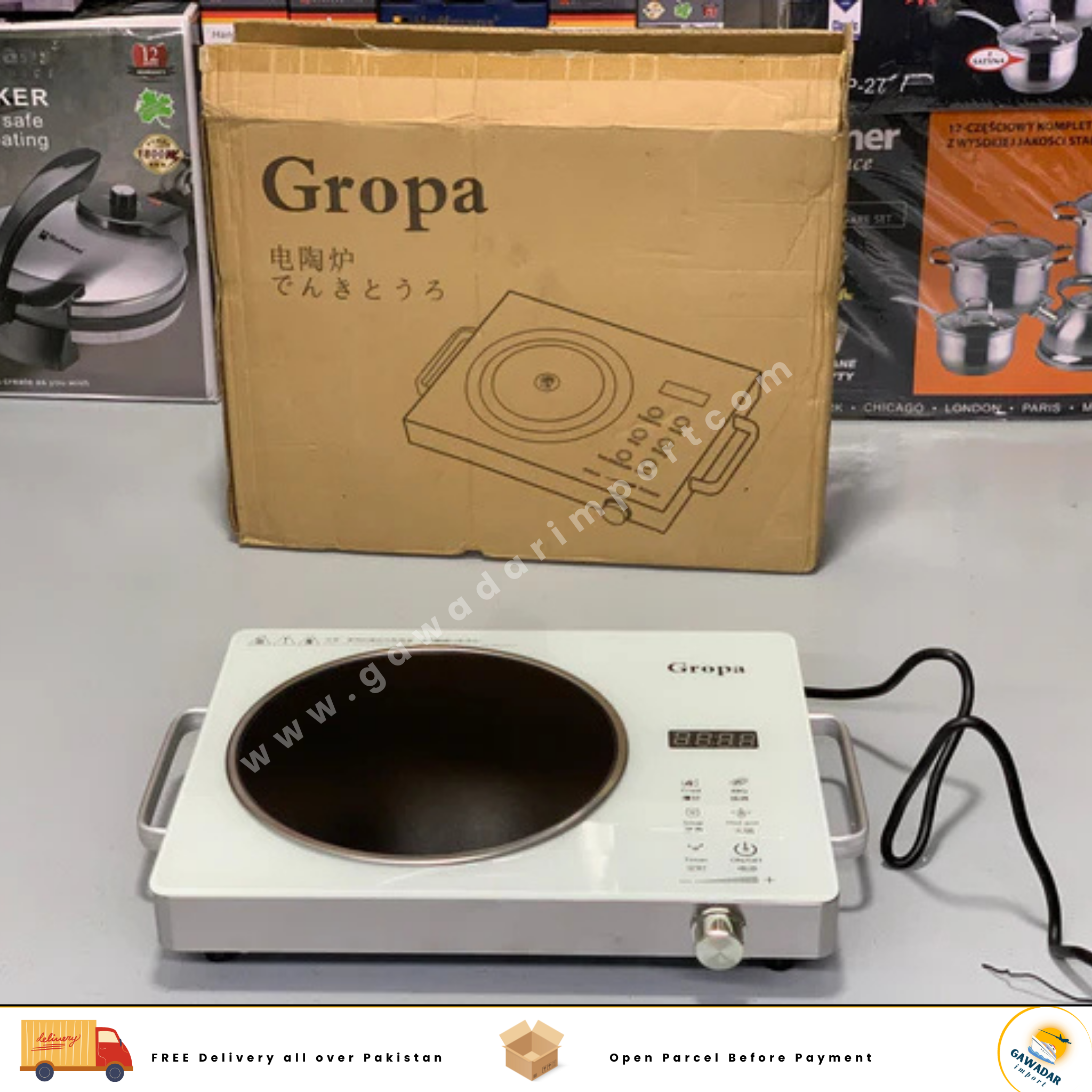 Gropa Electric Stove 3500w with 1 Year circuit warranty – Gawadar Import
